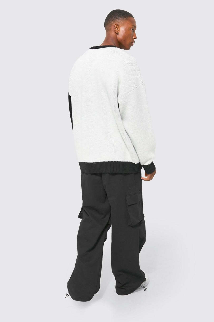 BOOHOOMAN EYE PORTRAIT KNITTED JUMPER – Garmisland