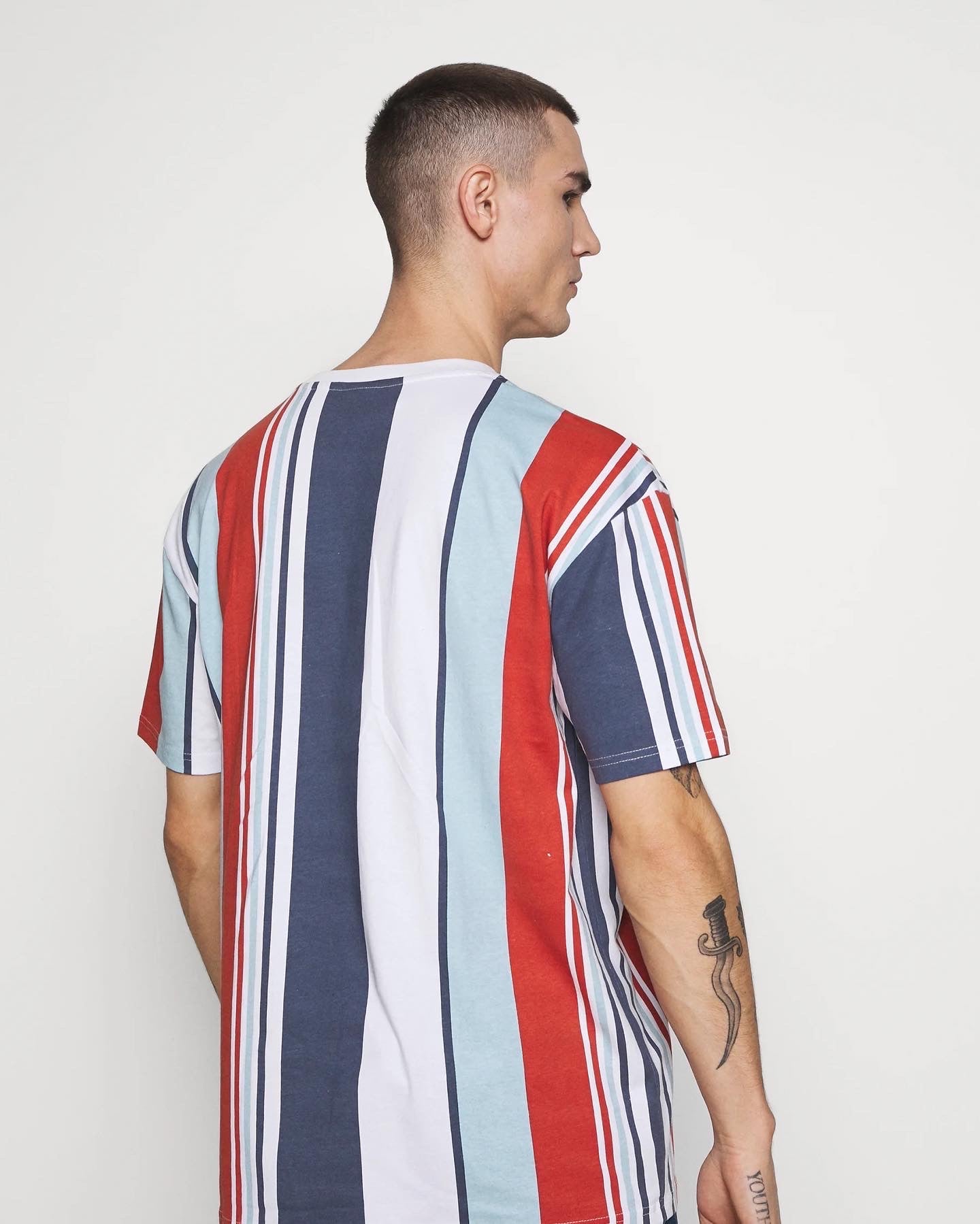 Oversized big stripe t-shirt – Garmisland