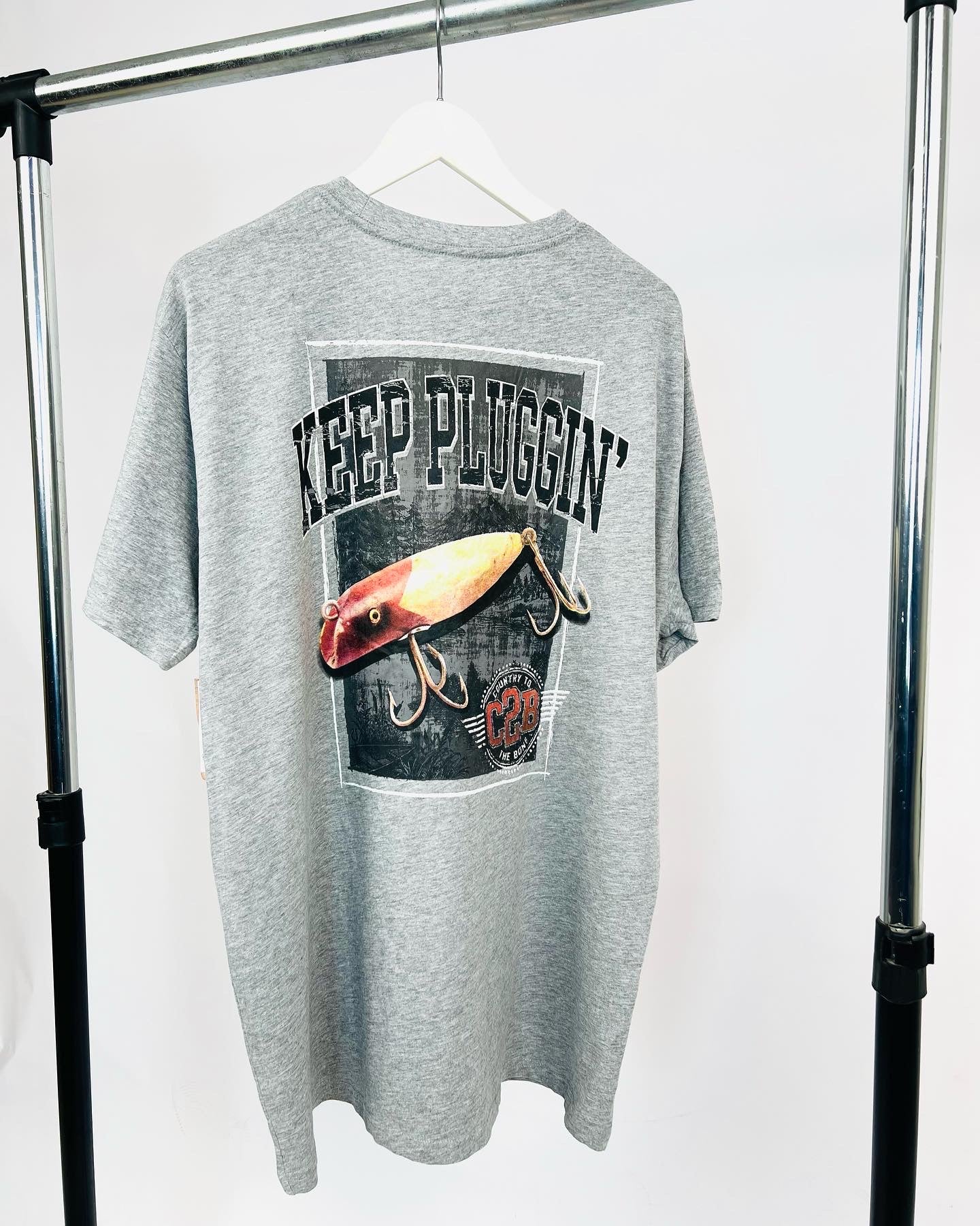 C2B Backprint T-shirt in gray – Garmisland