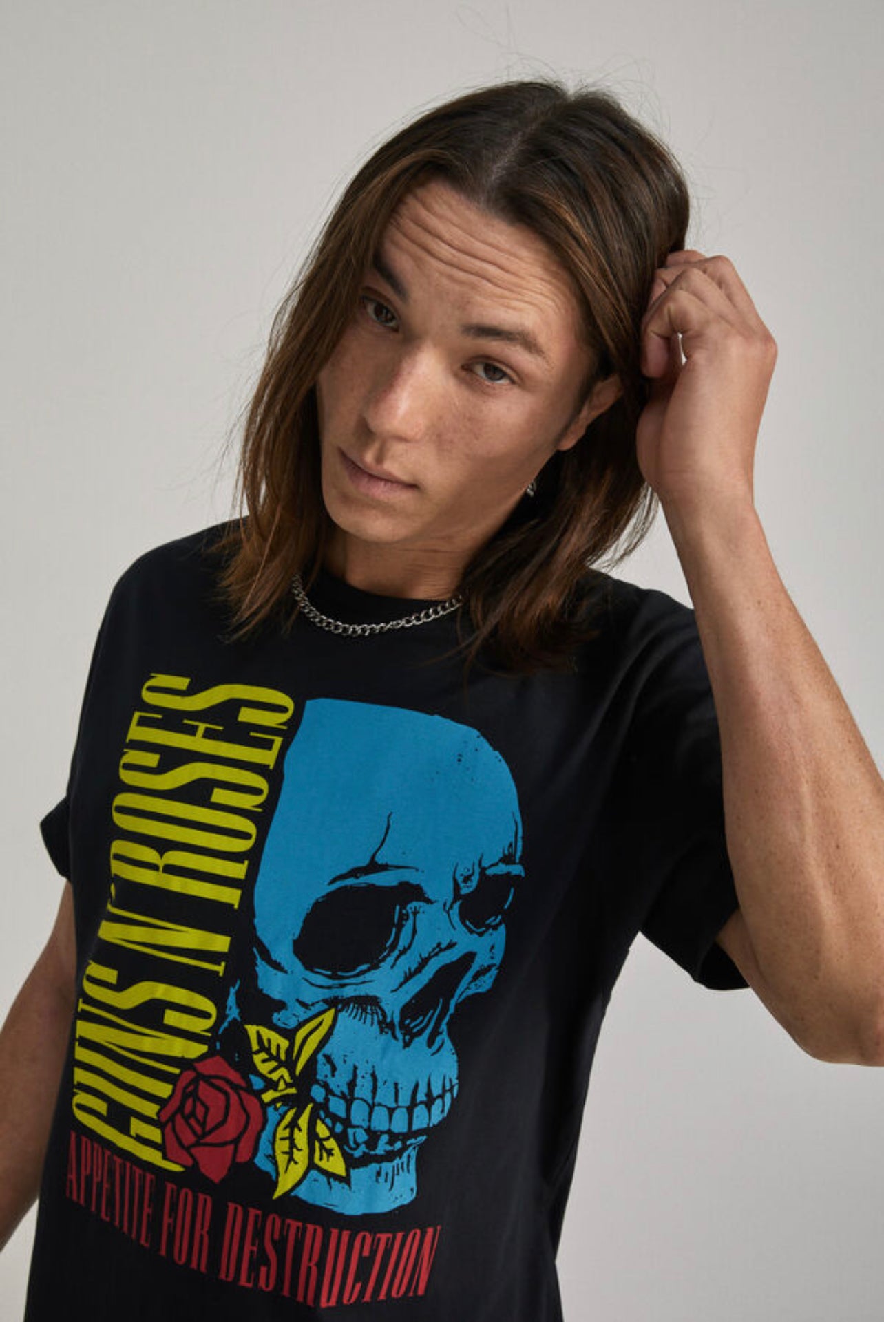 Springfield Guns N’ Roses T-shirt in black – Garmisland
